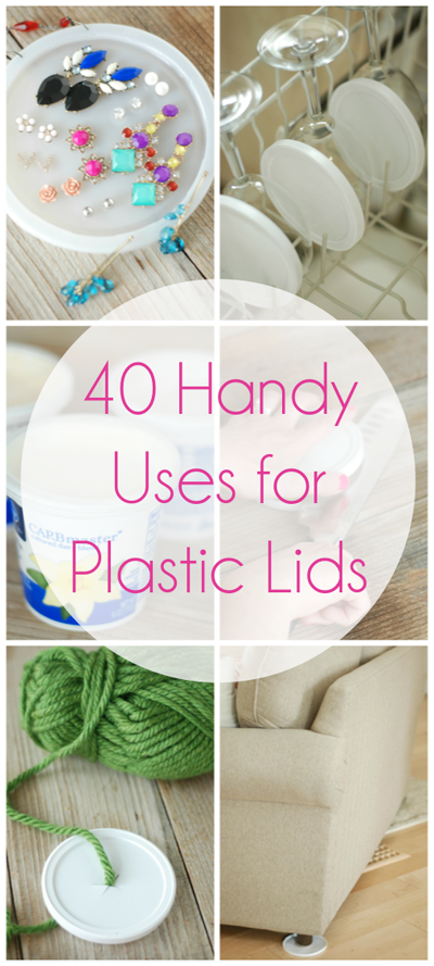 40 Brilliant Ways To Reuse Plastic Lids Around The House