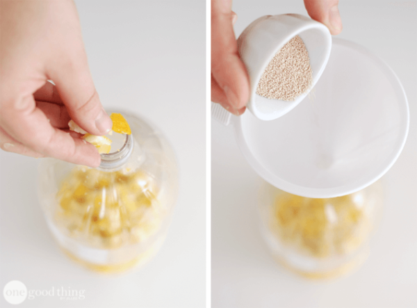 Homemade Citrus Enzyme Cleaner and Scrub