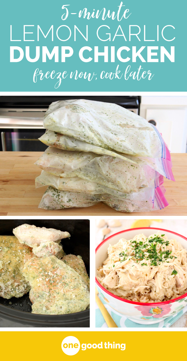 Lemon Garlic Dump Chicken: The Ultimate Make-Ahead Meal