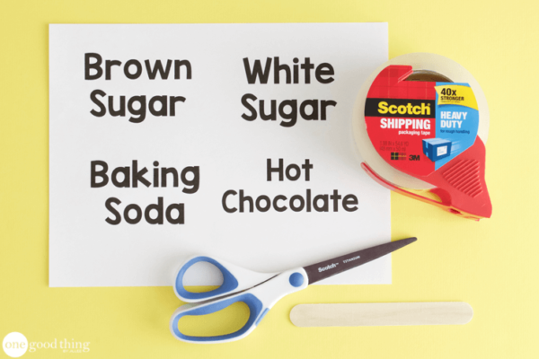 DIY Labels: How To Make Clear Labels With Packing Tape