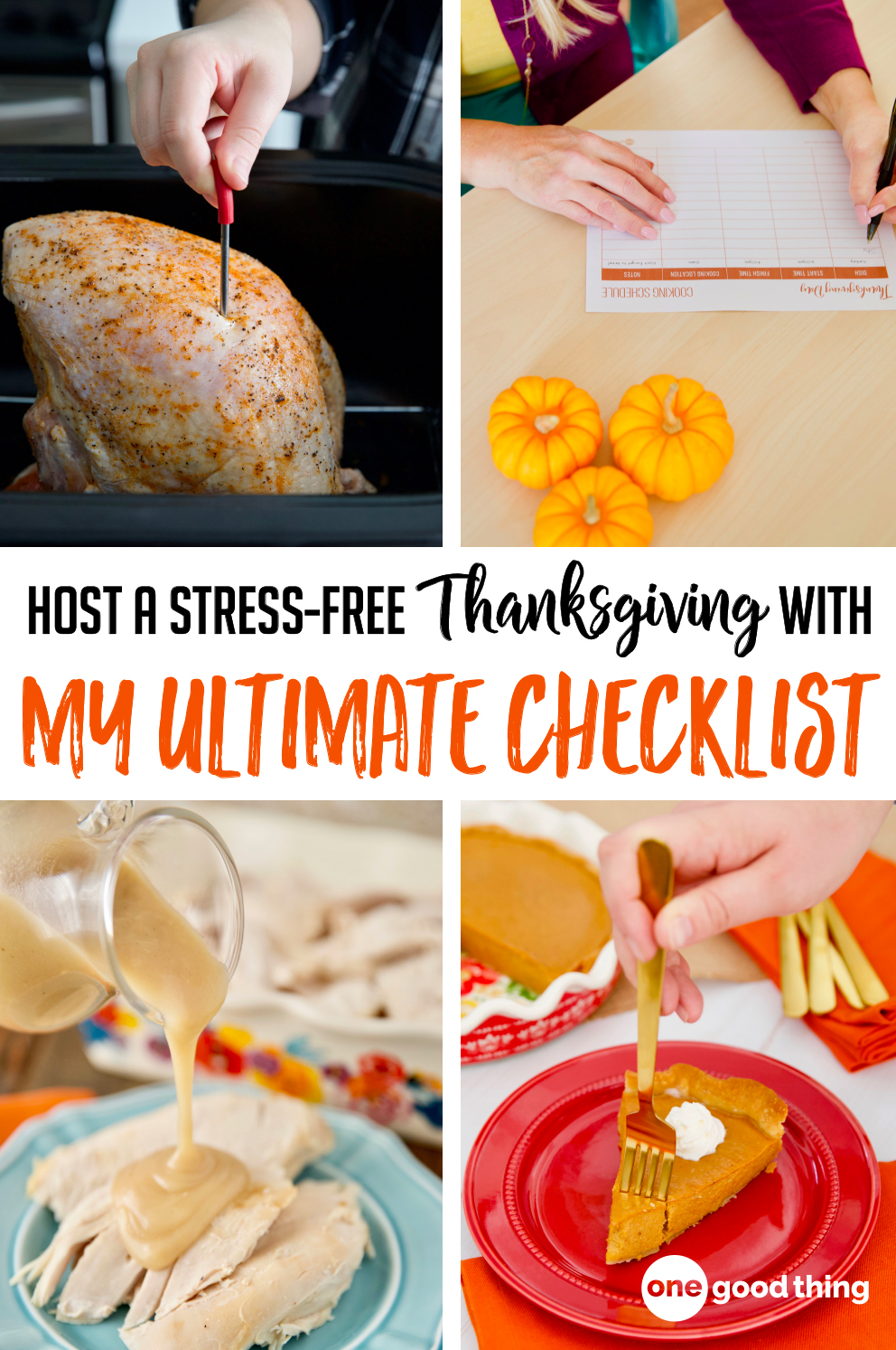 Thanksgiving Day Checklists: Thanksgiving Planning Made Easy
