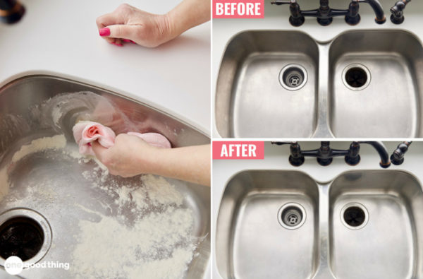How To Clean And Shine Your Stainless Steel Sink With Flour