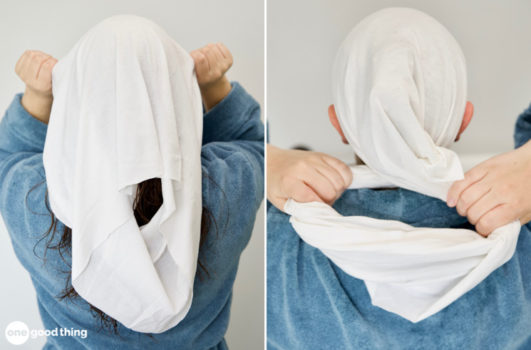 How To Turn A T-shirt Into A DIY Head Wrap