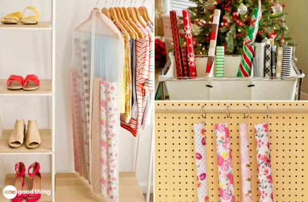 10 Brilliant Ways To Organize Your Gift Wrap Supplies