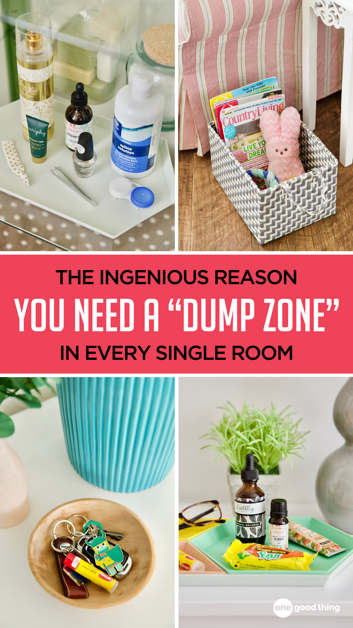 How To Use "Dump Zones" To Control Clutter Around The House