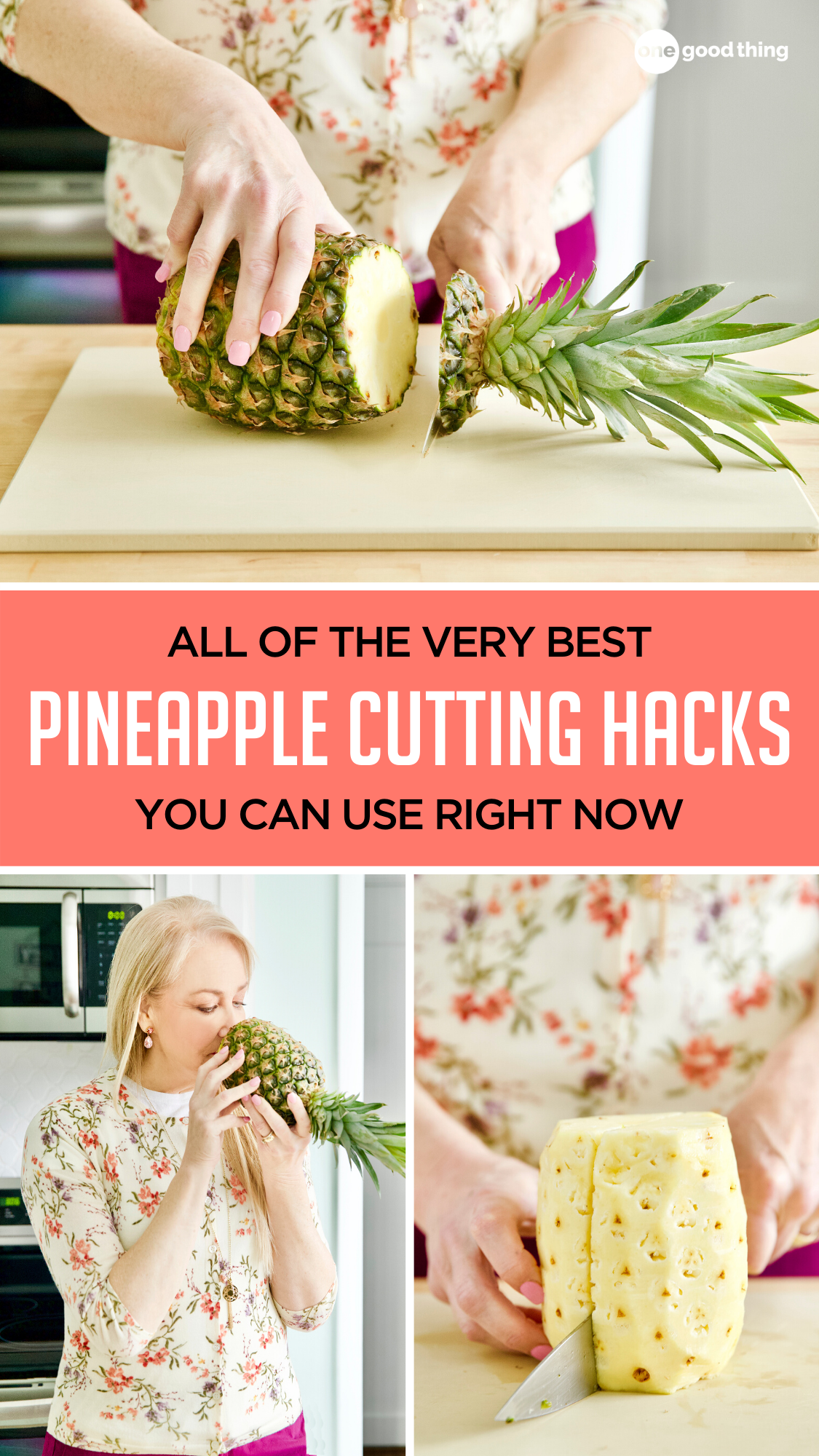 How To Cut A Pineapple Quickly And Easily