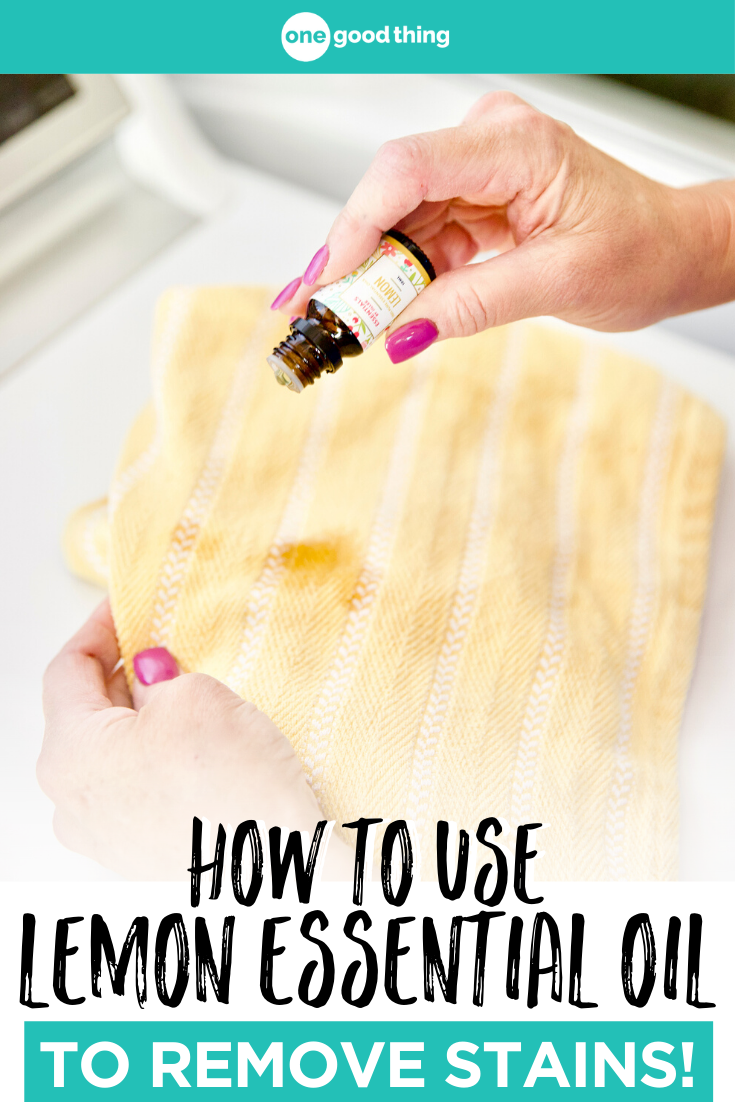 How To Remove Stains With Lemon Essential Oil