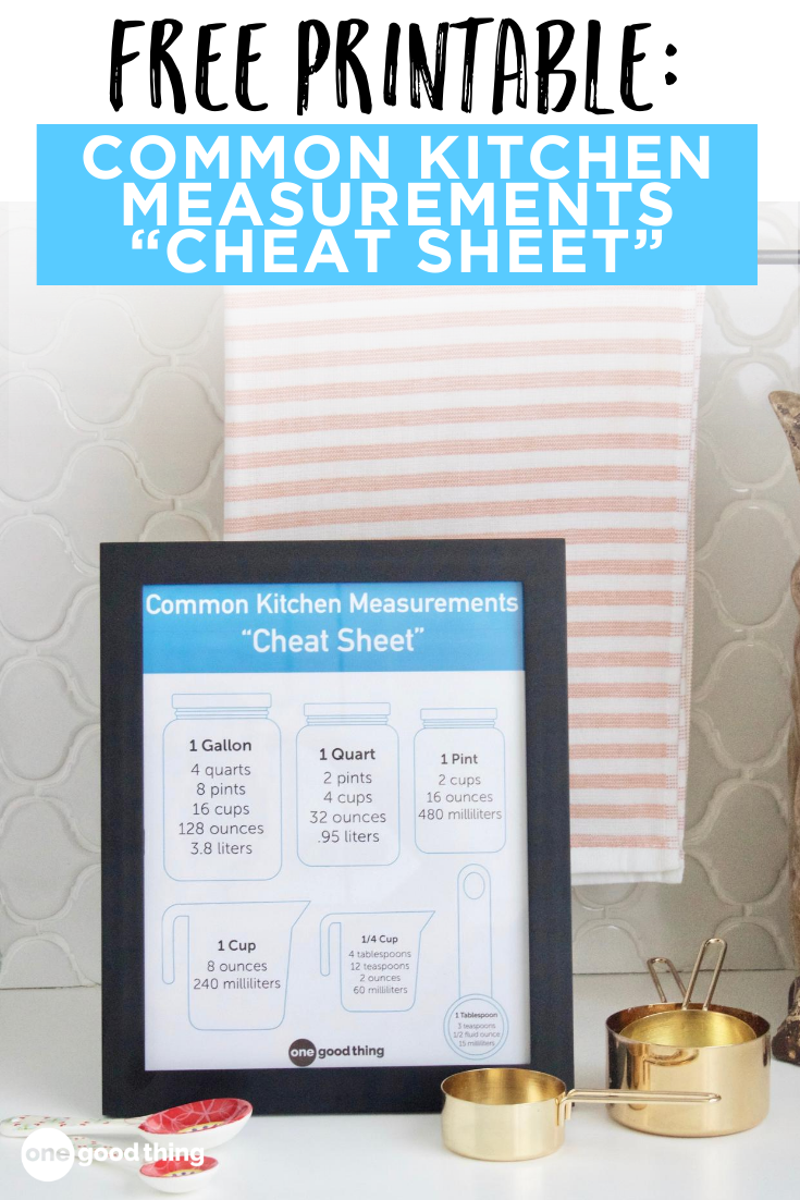 2 Free Kitchen Measurements And Conversions Printables