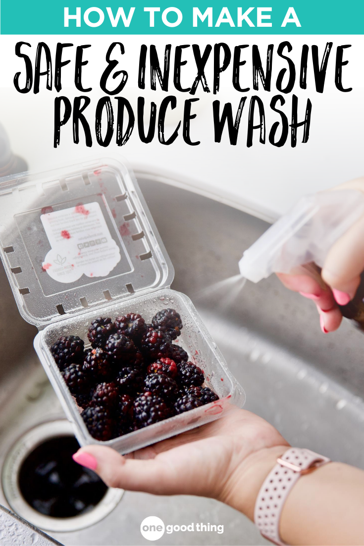 How To Make Your Own Natural Produce Wash For Pennies