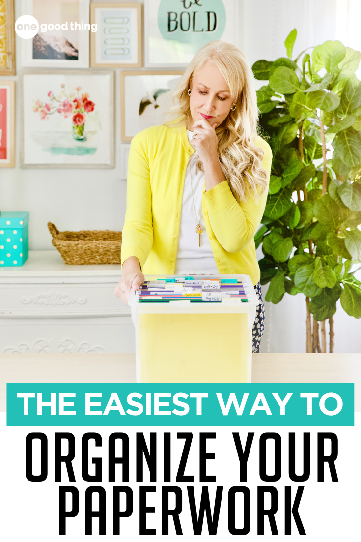 How To Organize Your Paperwork & Eliminate Paper Clutter