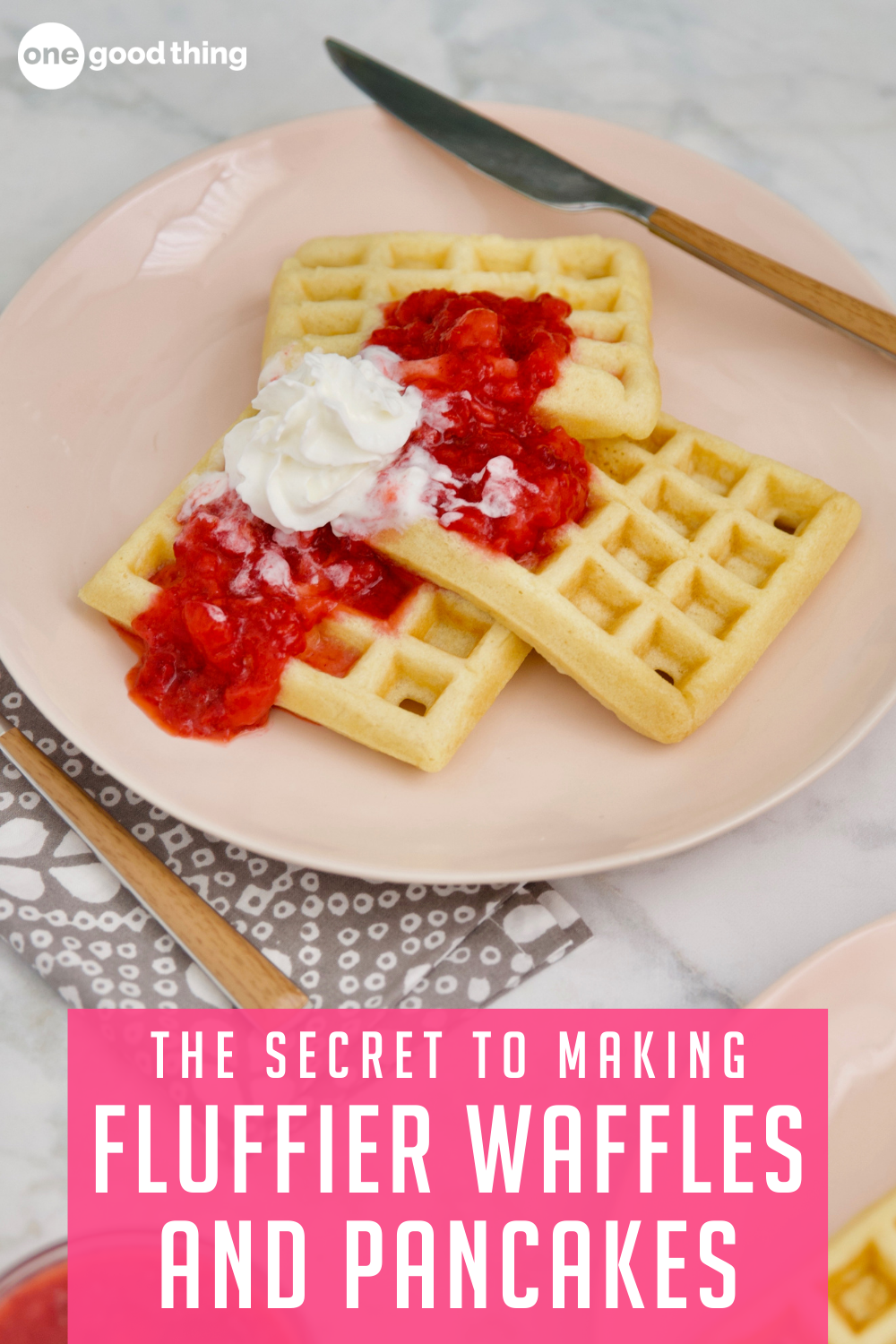 The Secret To Making Fluffier Waffles And Pancakes