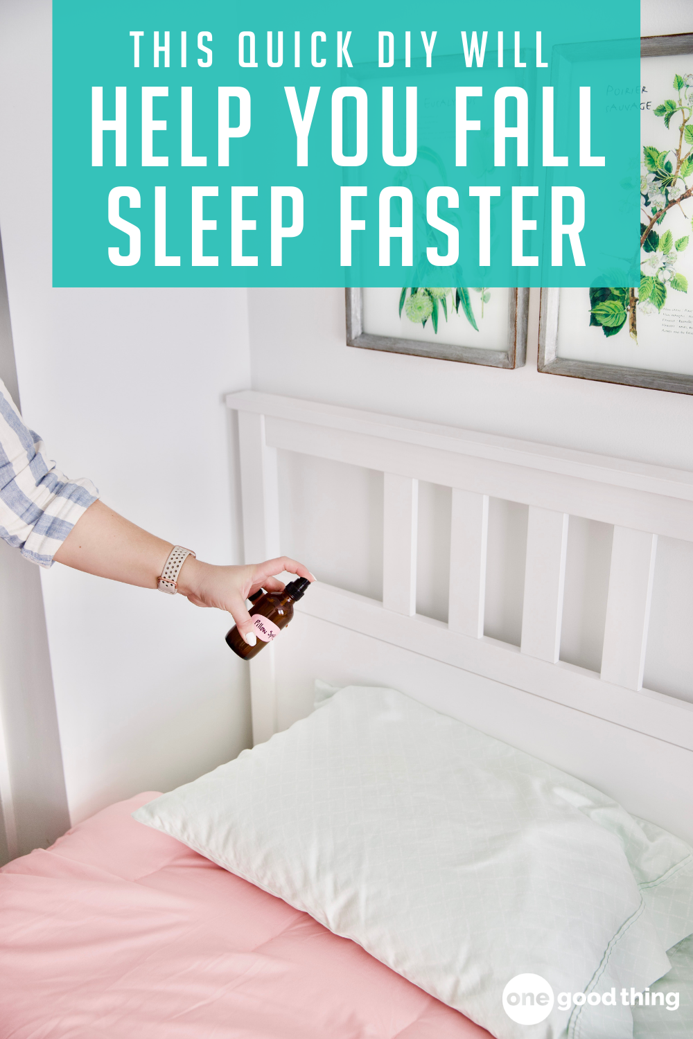 How To Make A DIY Pillow Spray For Better Sleep