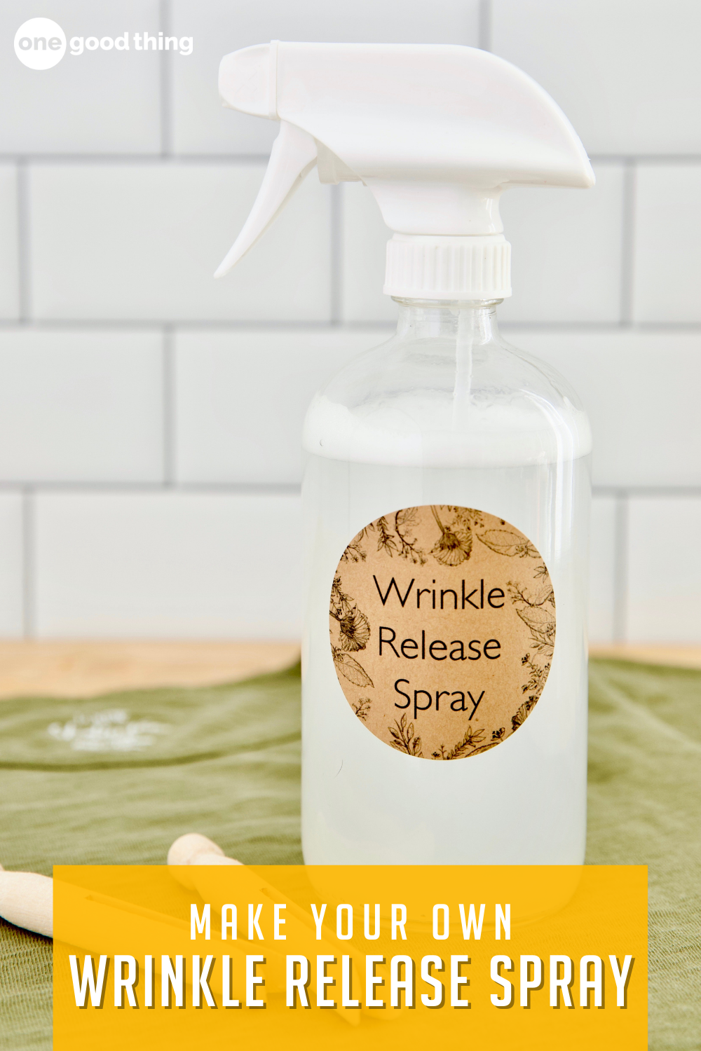 3-Ingredient DIY Wrinkle Release Spray