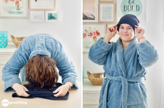How To Turn A T-shirt Into A DIY Head Wrap