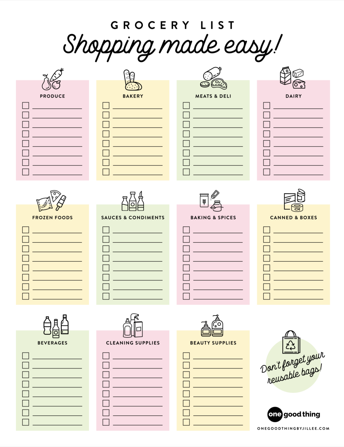 10 Ways To Make Grocery Shopping Easier