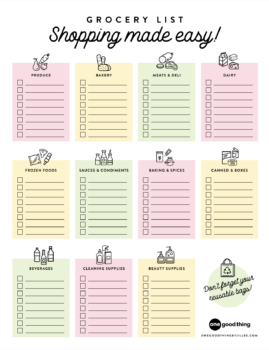 10 Ways To Make Grocery Shopping Easier