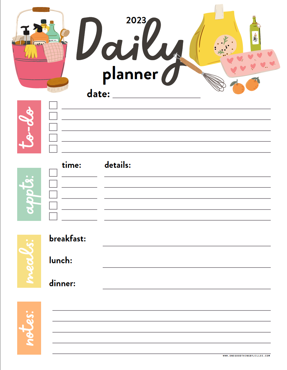 Get Organized With These Free 2023 Calendar Pages