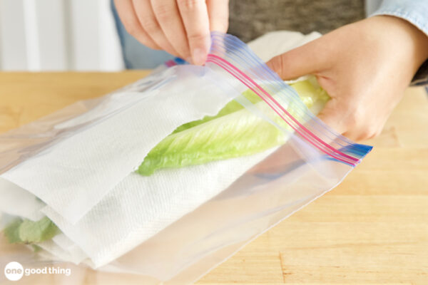 Keep Lettuce Fresh Longer In A DIY Salad Bag