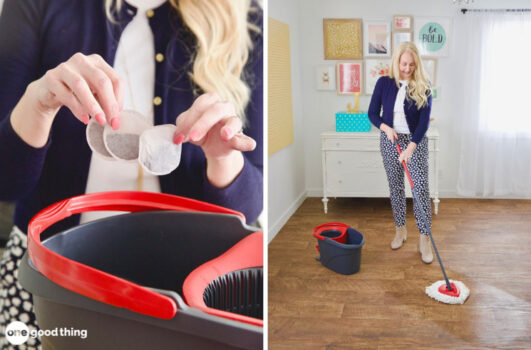 DIY Mopping Solution For Wood Floors