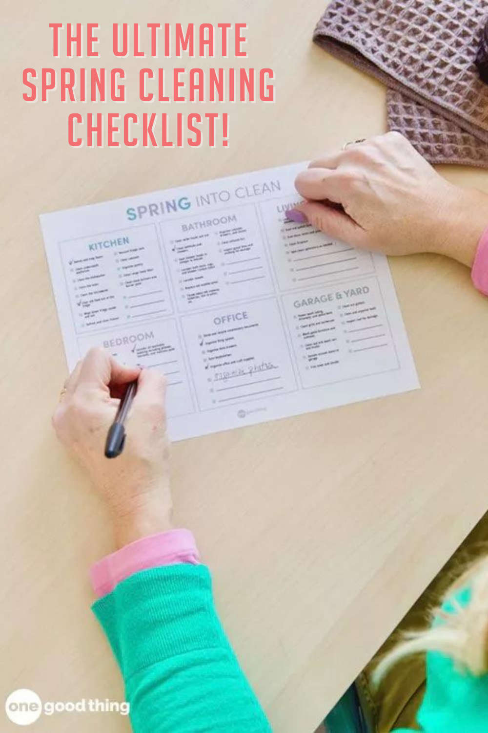 Spring Cleaning Checklist PDF [Free Printable]