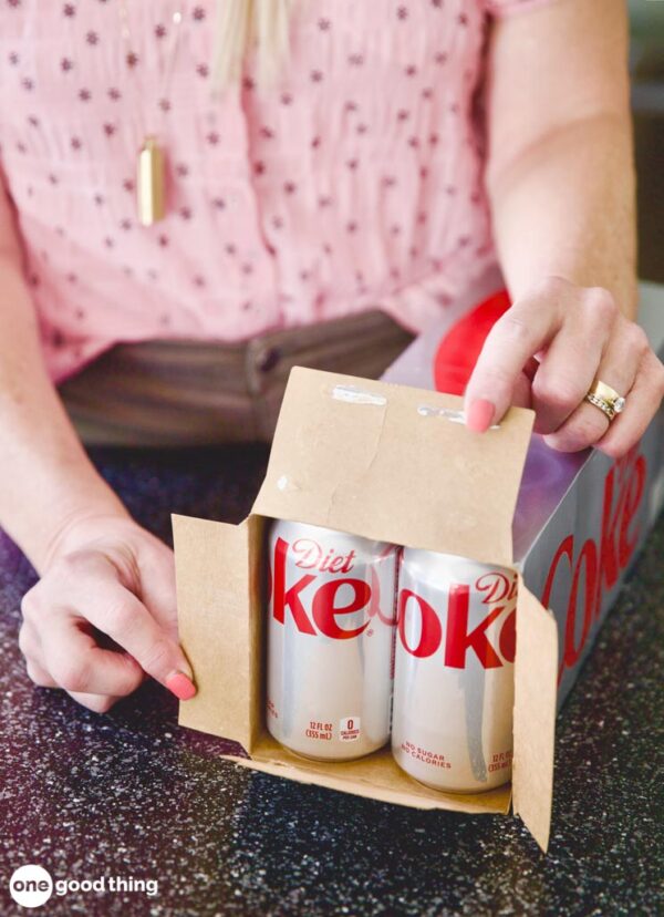 12 Pack Hack: How To Empty Soda Into The Fridge Fast