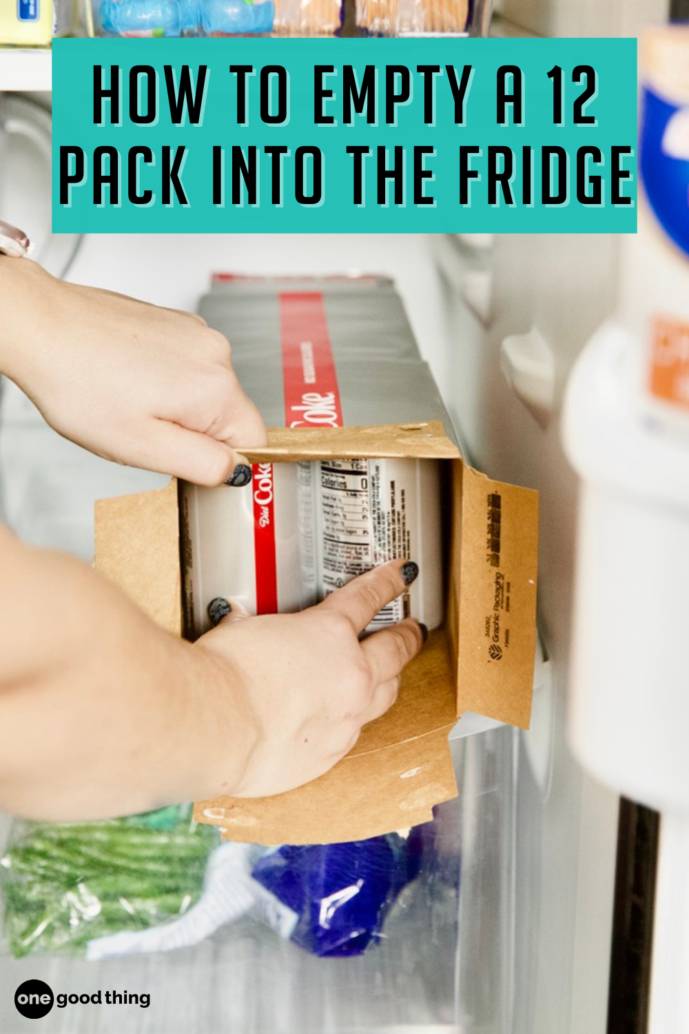 12 Pack Hack: How To Empty Soda Into The Fridge Fast