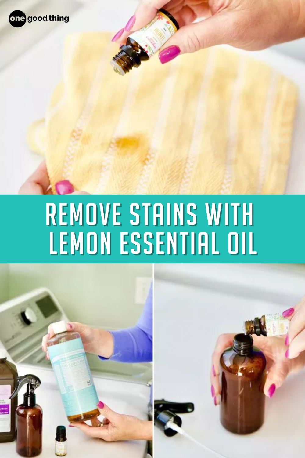 How To Remove Stains With Lemon Essential Oil