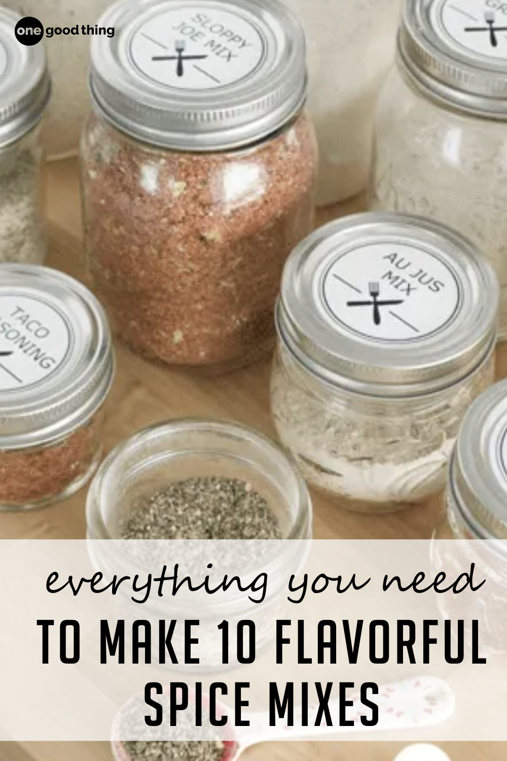 10 Homemade Spice Mixes [Free Recipe Cards & Shopping List]
