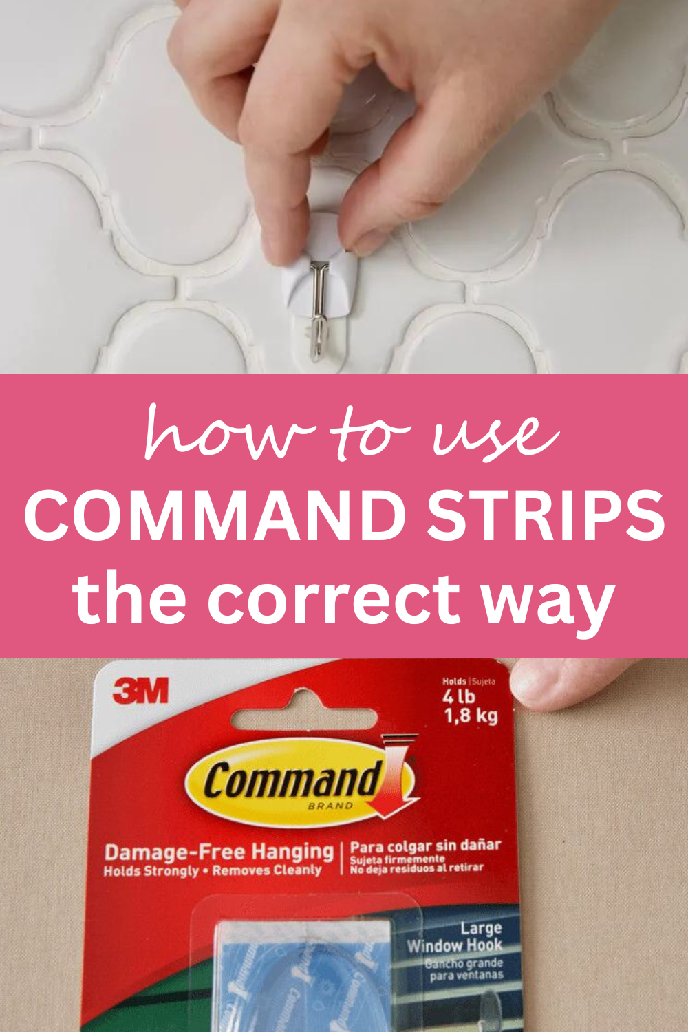 Command Strips Not Sticking? How To Use Them Correctly
