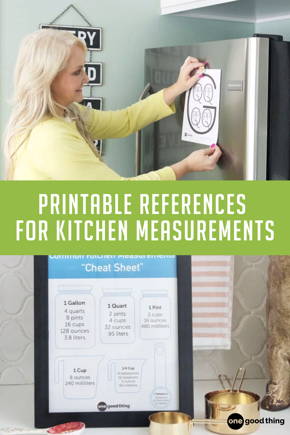 2 Free Kitchen Measurements And Conversions Printables