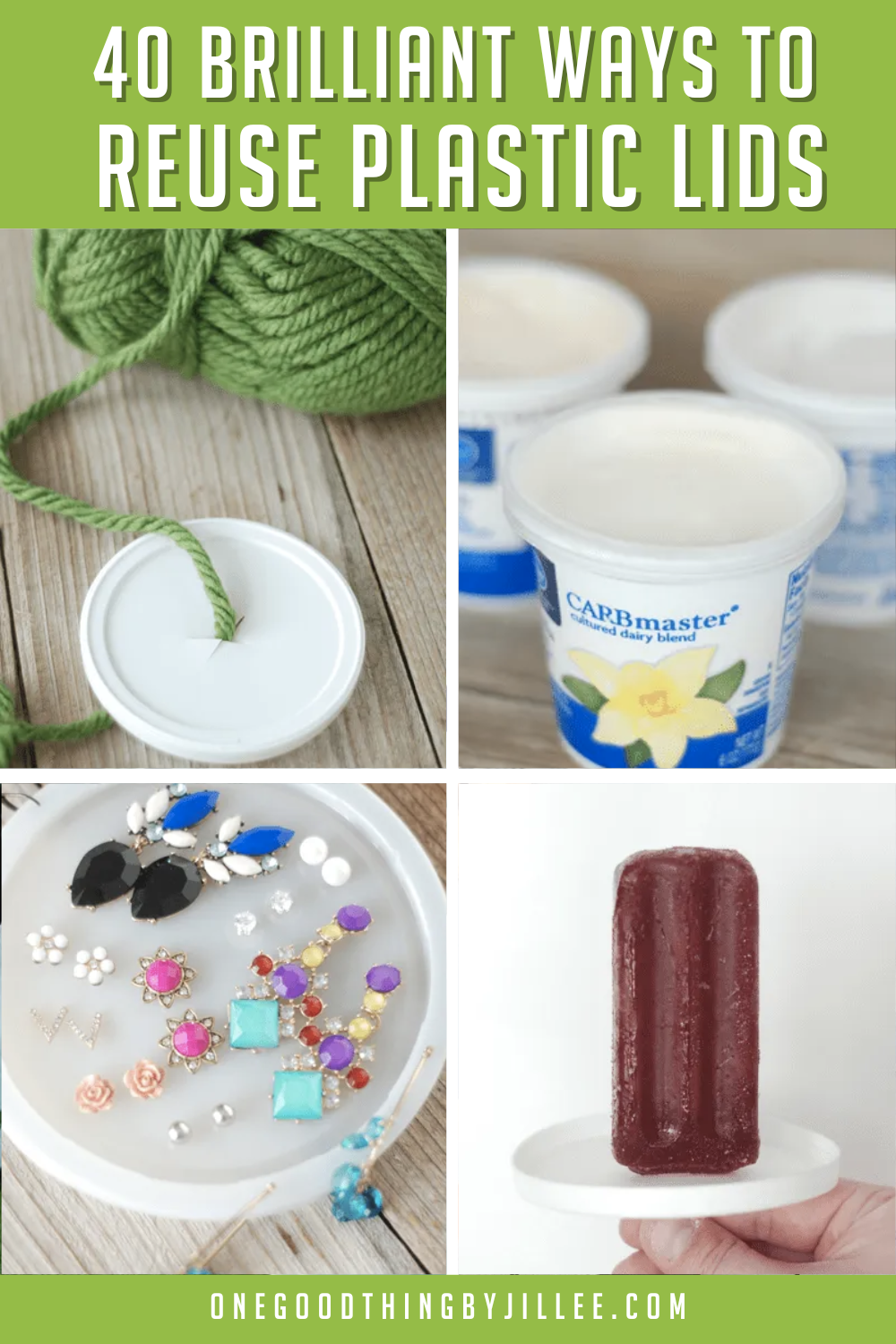40 Brilliant Ways to Reuse Plastic Lids Around the House