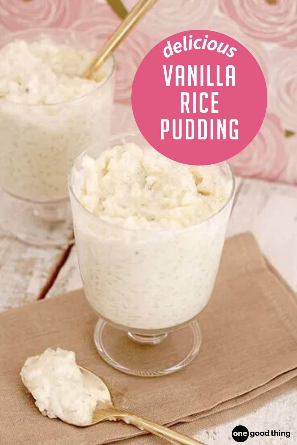 The Best Creamy Vanilla Rice Pudding