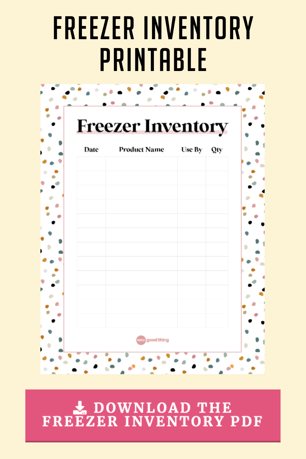 Free-To-Download Freezer Inventory (And How To Use It)