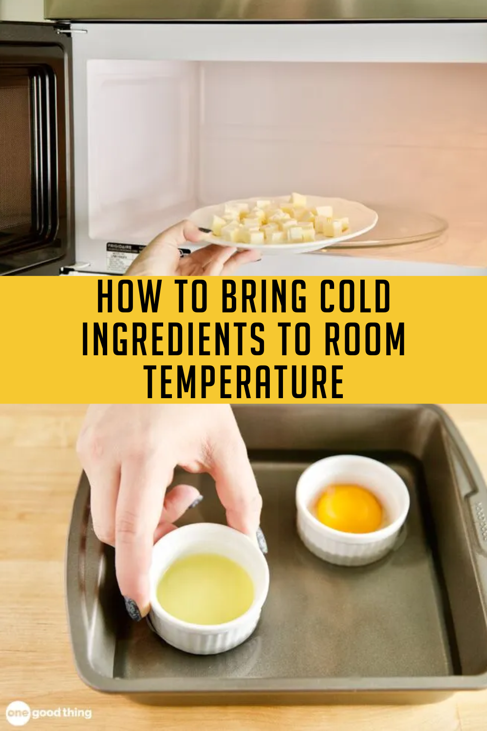 How To Quickly Bring Cold Ingredients To Room Temperature