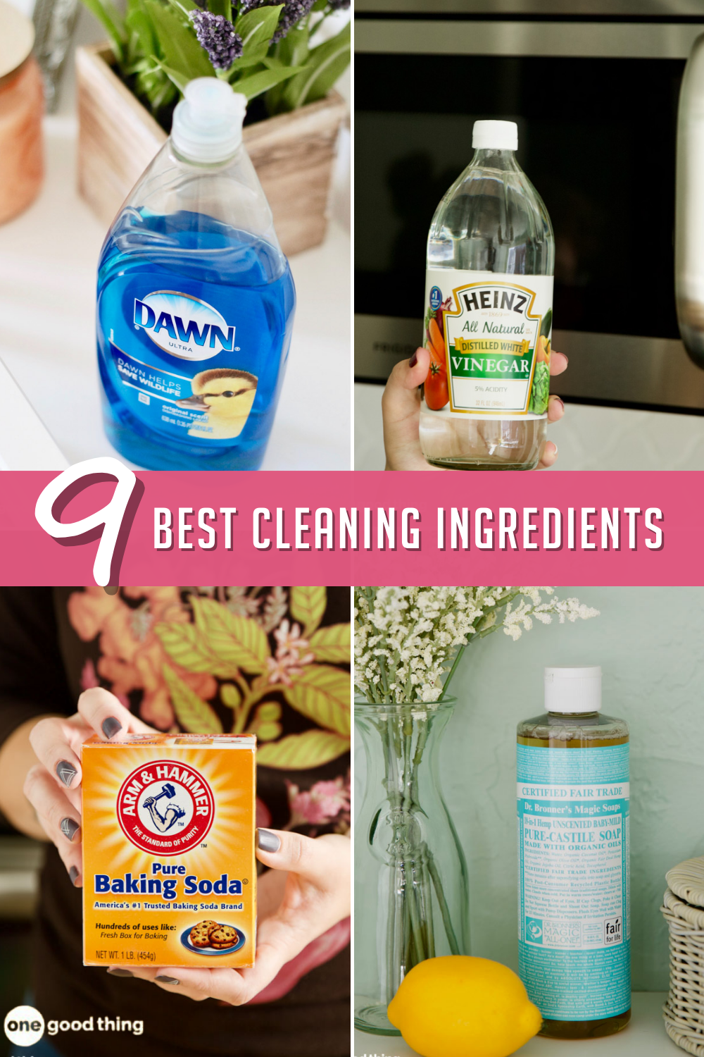 The 9 Best Cleaning Ingredients For Household Use