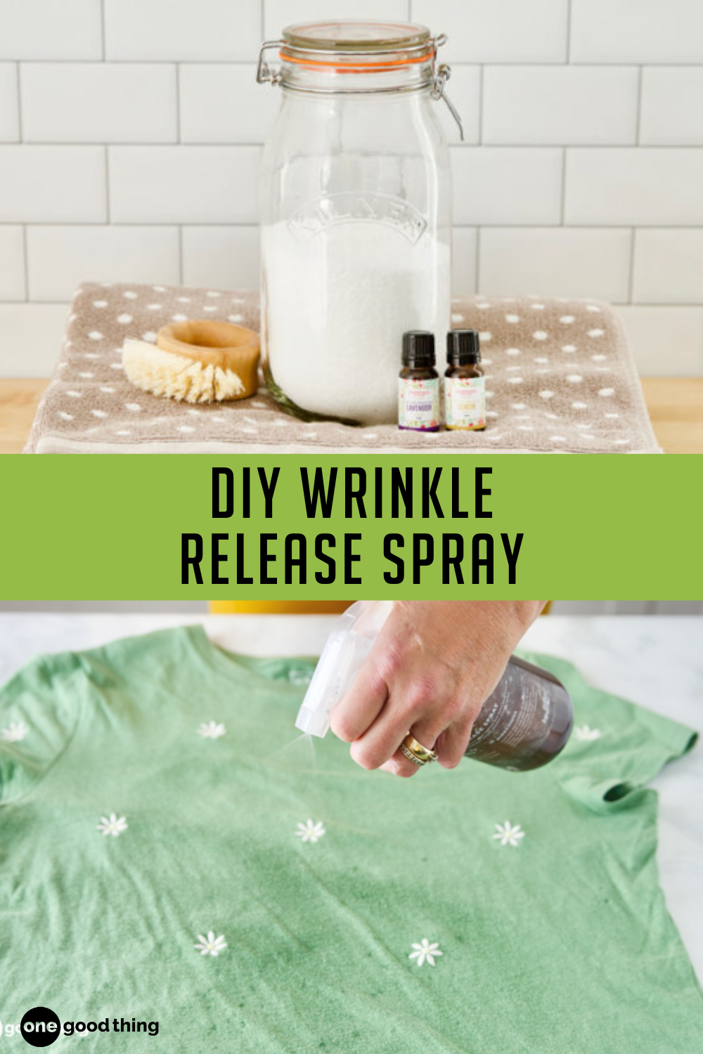 3-Ingredient DIY Wrinkle Release Spray