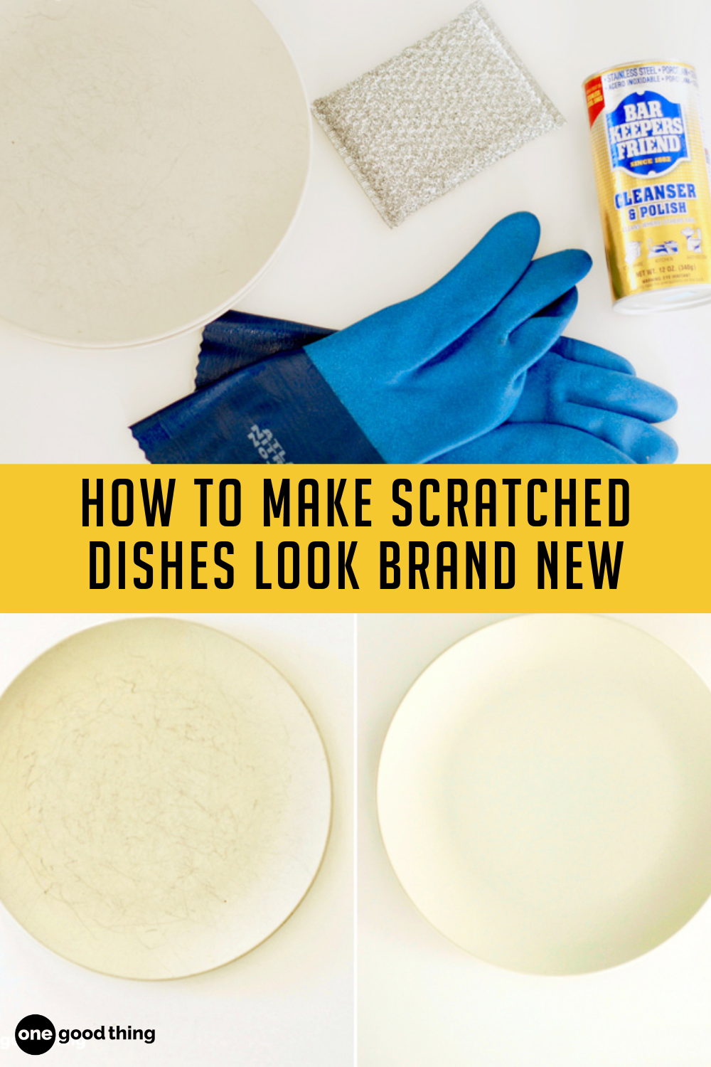 How To Remove Scratches From Plates & Other Dishes