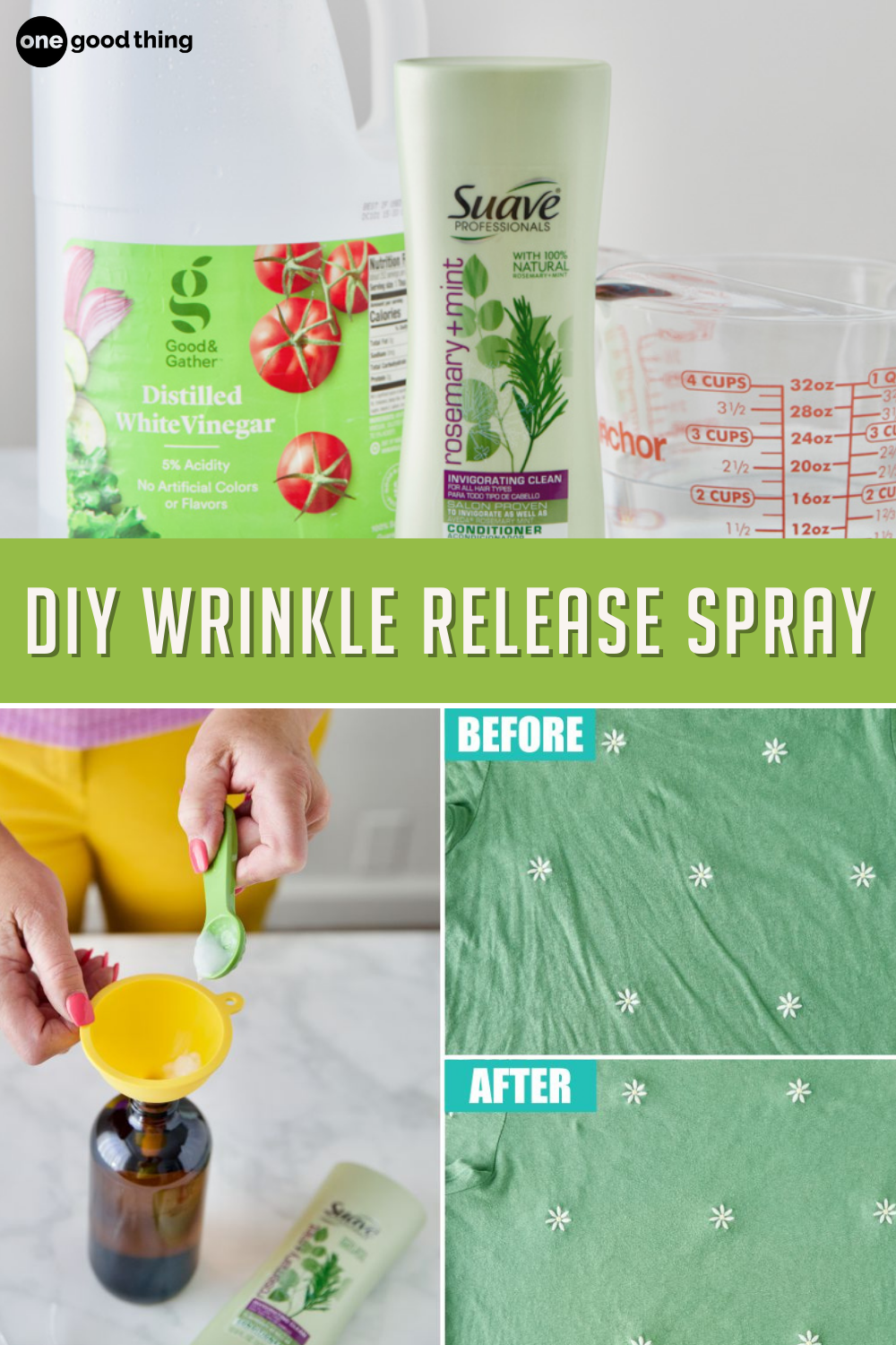 3-Ingredient DIY Wrinkle Release Spray