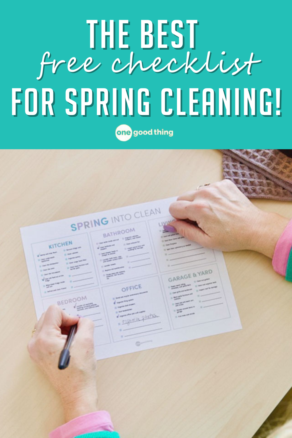 Spring Cleaning Checklist PDF [Free Printable]