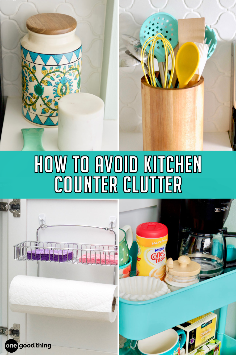 This Is What You Need To Know To Avoid Kitchen Counter Clutter