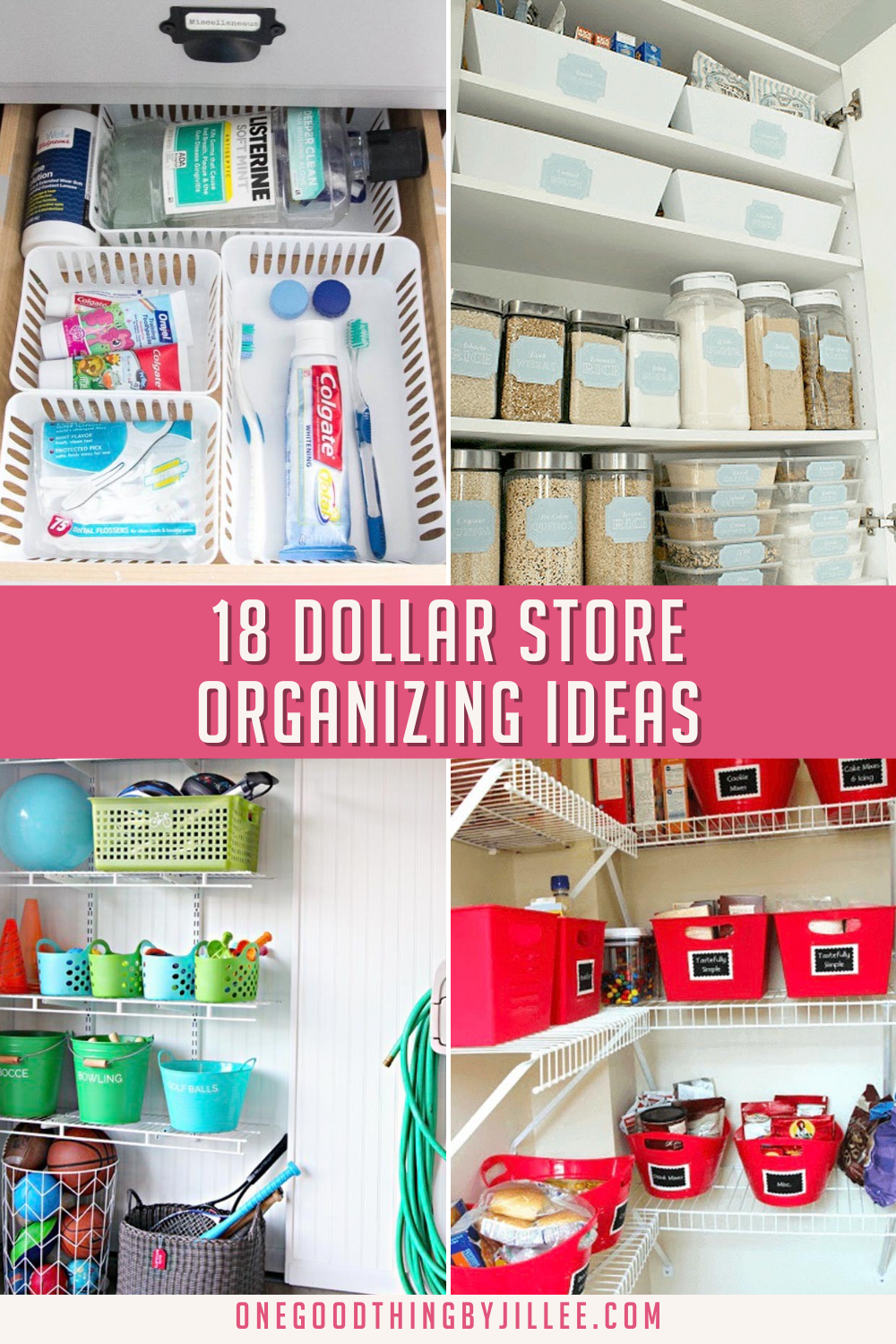 18 Dollar Store Organizing Ideas For Every Room