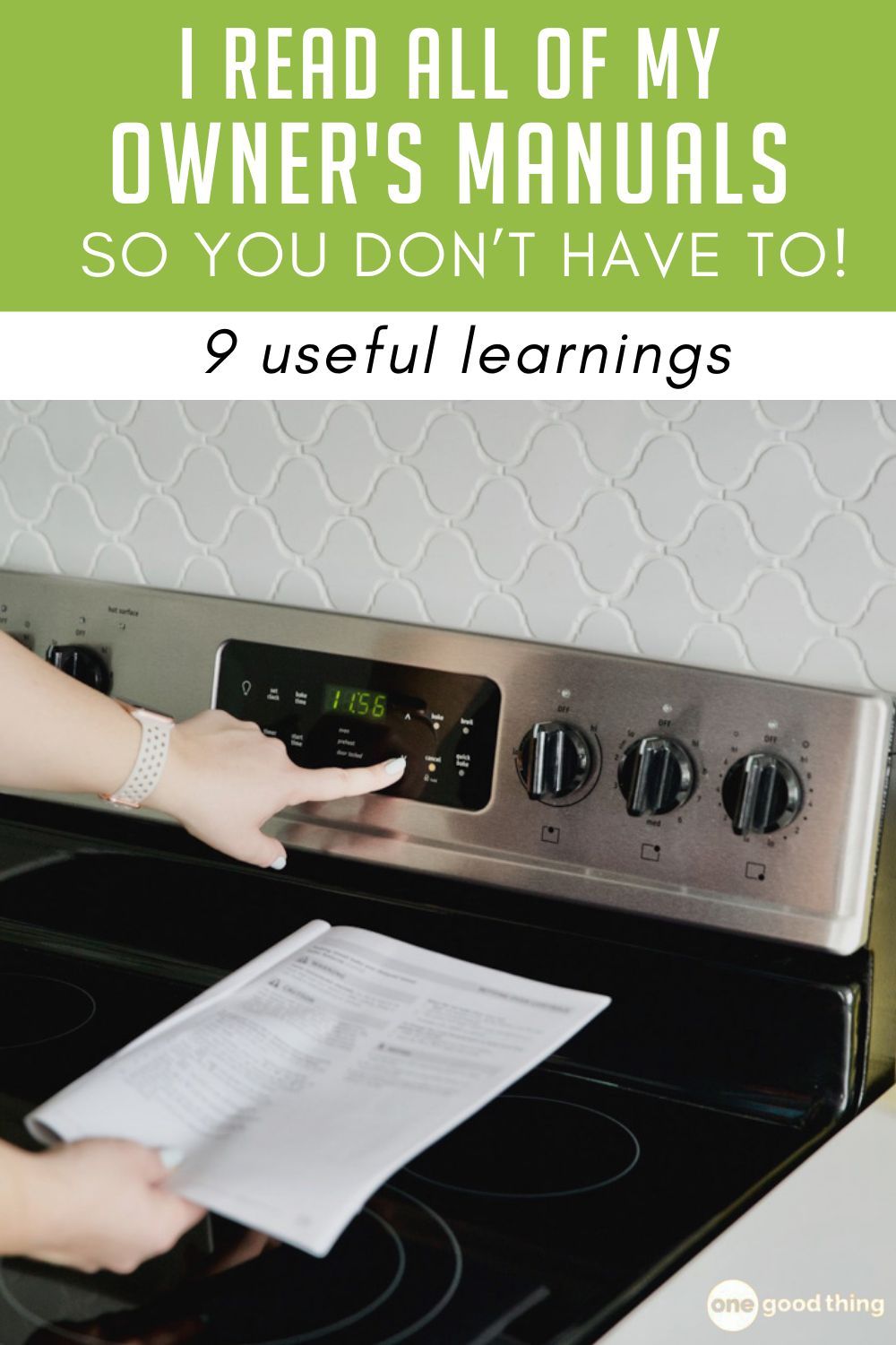 9 Useful Things You Can Learn From Reading Manuals