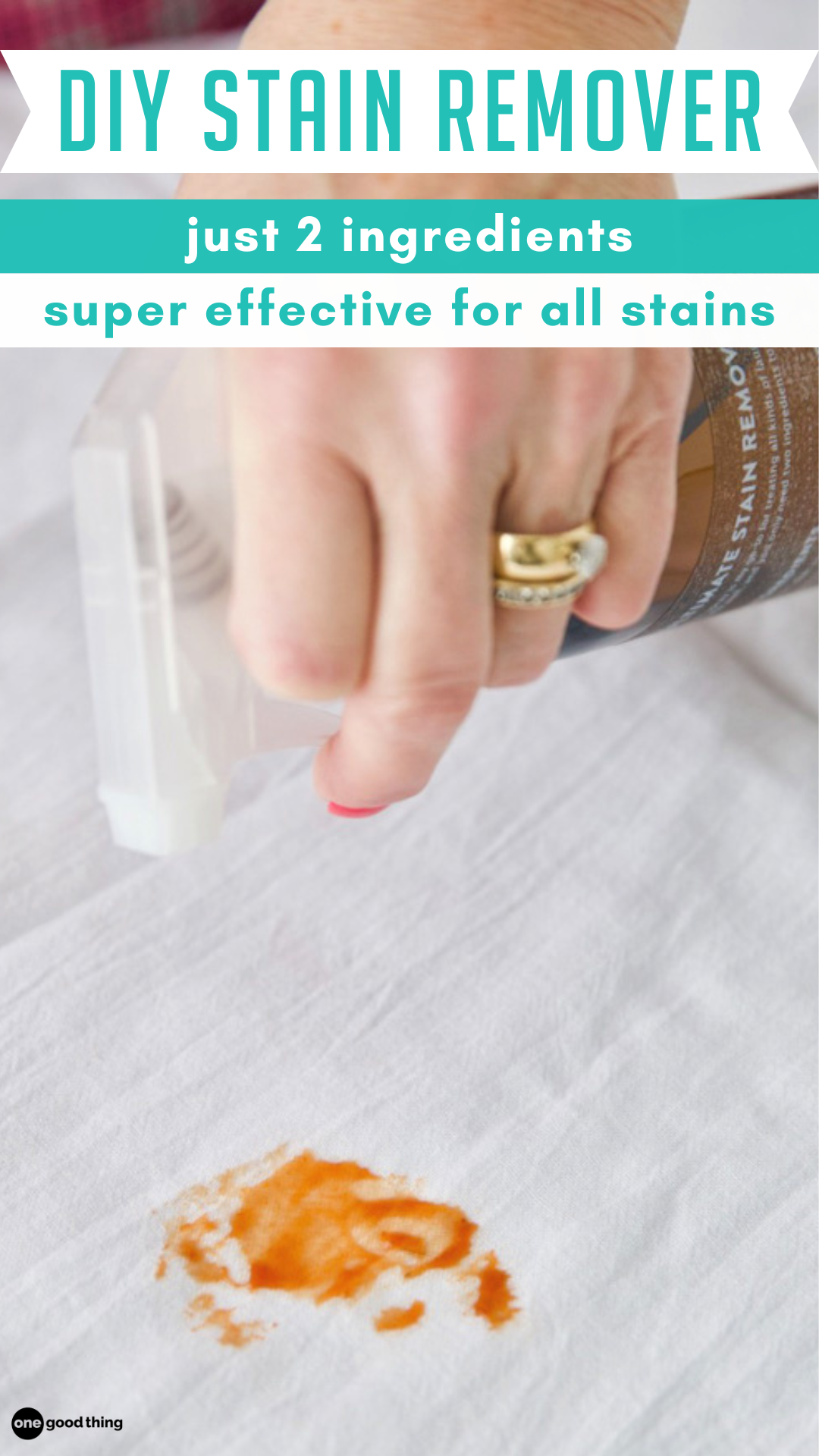 Stain Remover DIY: The Best Homemade Stain Remover