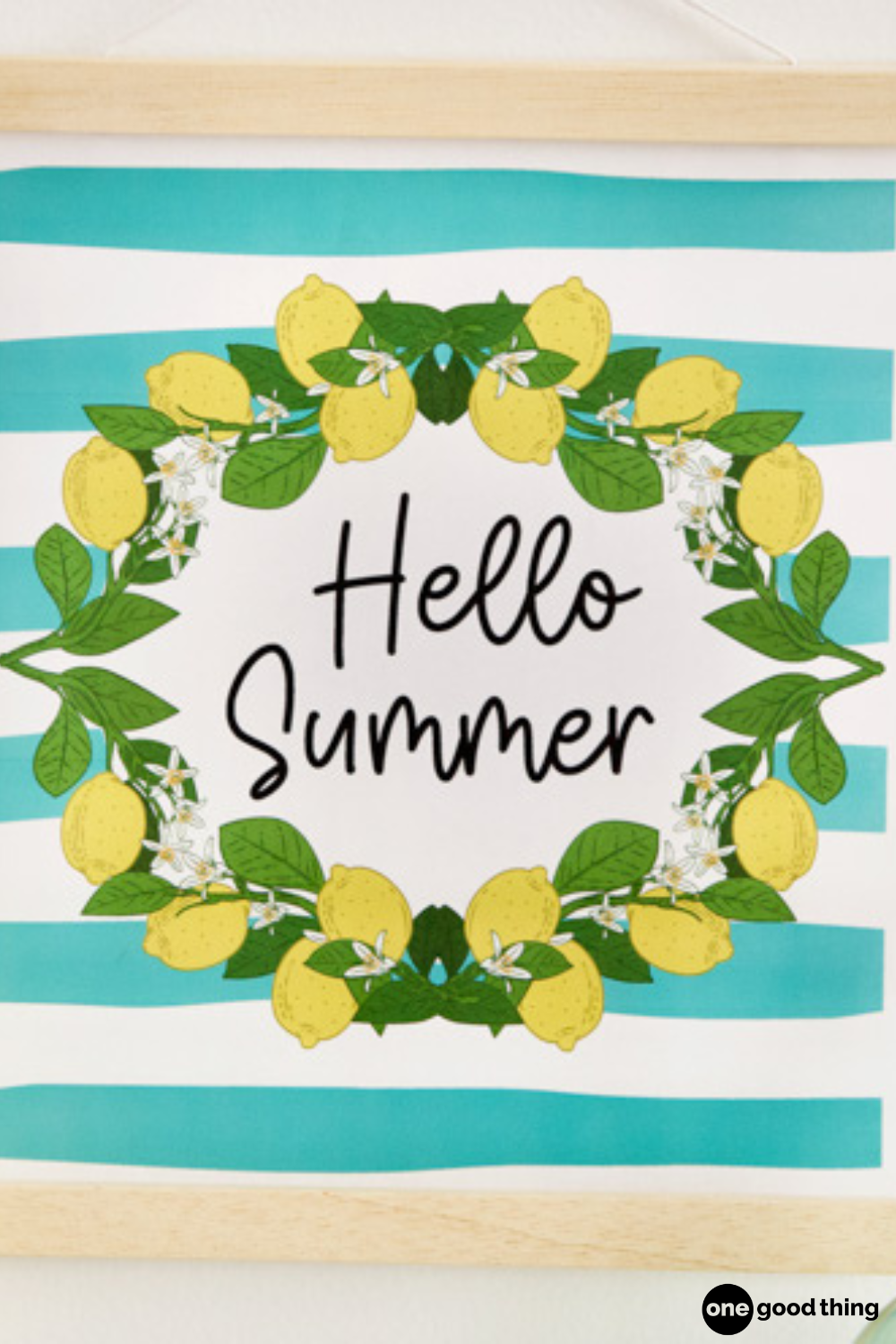 Hello Summer Printable Art [Free Download]