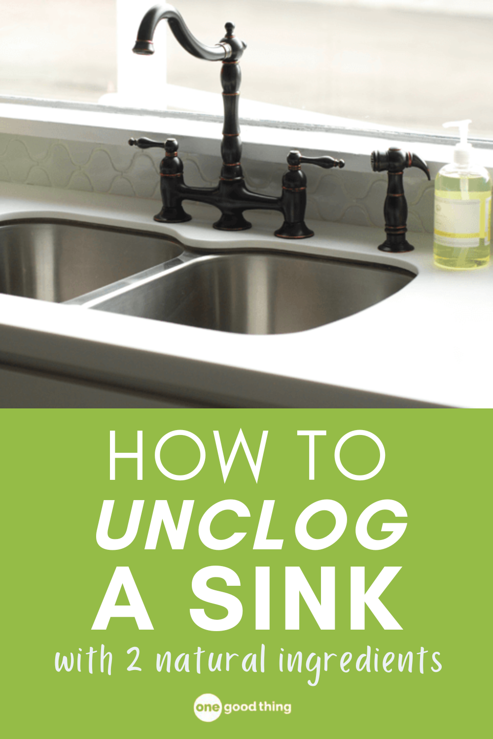 How To Unclog A Sink Using Just 2 Natural Ingredients