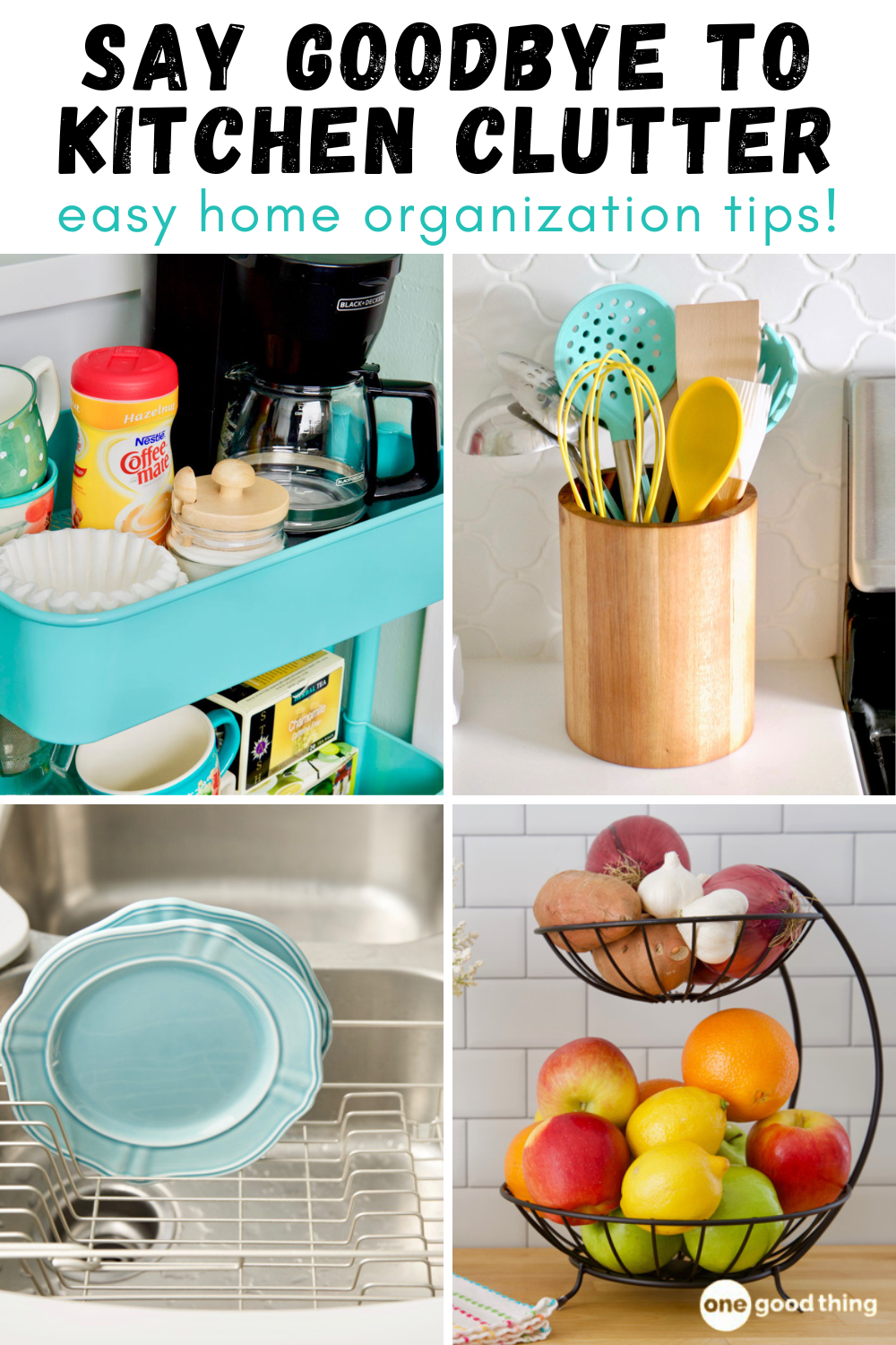 This Is What You Need To Know To Avoid Kitchen Counter Clutter