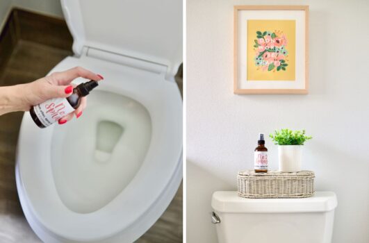 DIY Toilet Spray: Essential Oil Bathroom Spray For Odors